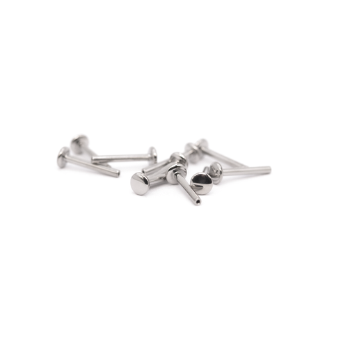 Titanium Labret Posts (Pack of 10) – Beholder Jewelry